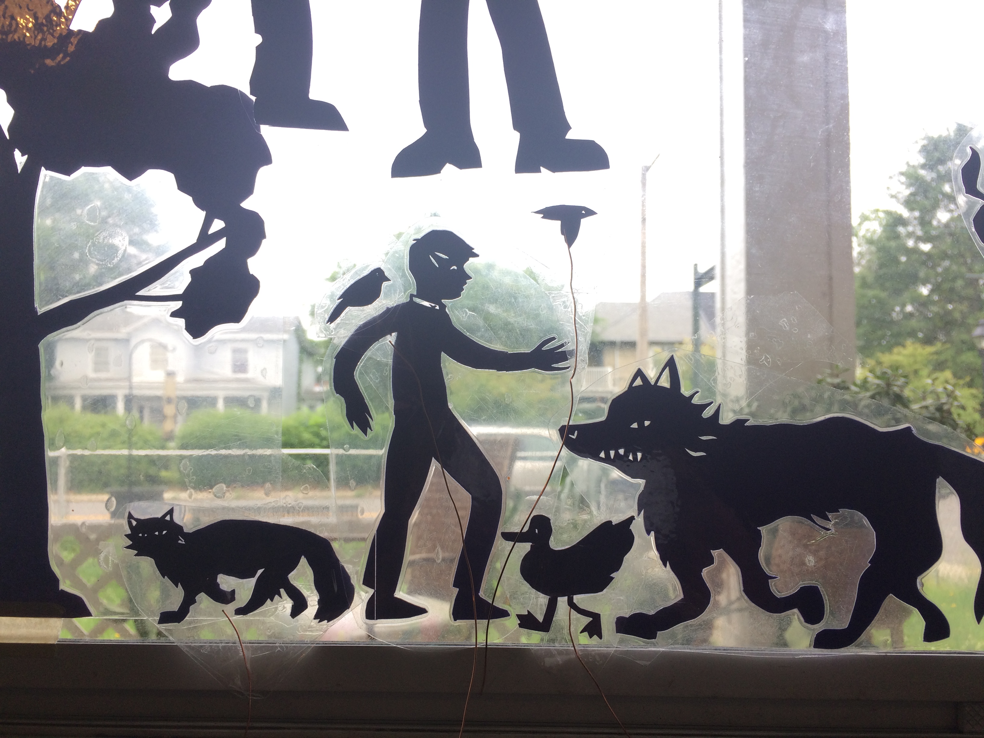 Peter and the Wolf Shadow Puppets – Cardboard Rhino