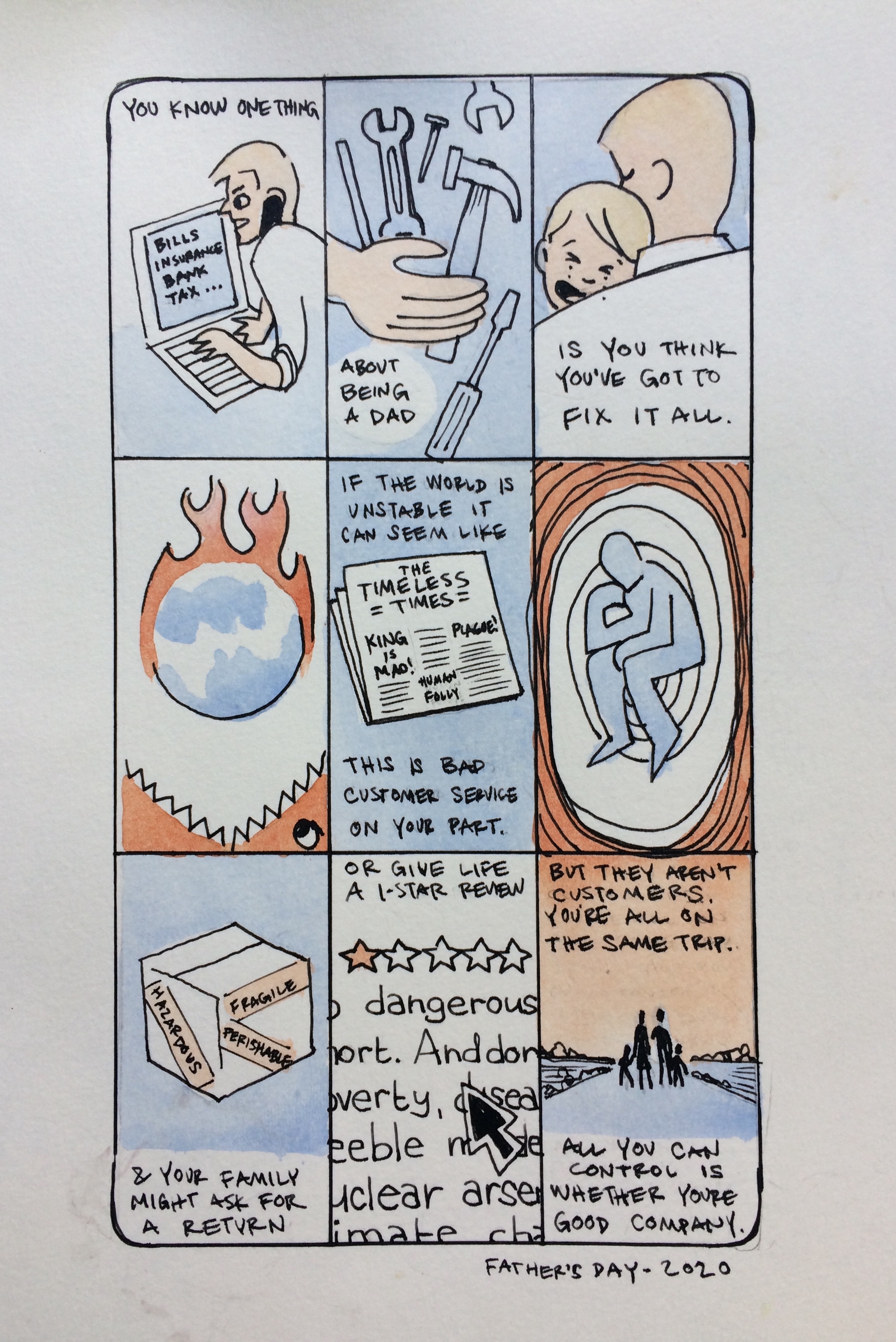 Father’s Day Comic – Cardboard Rhino